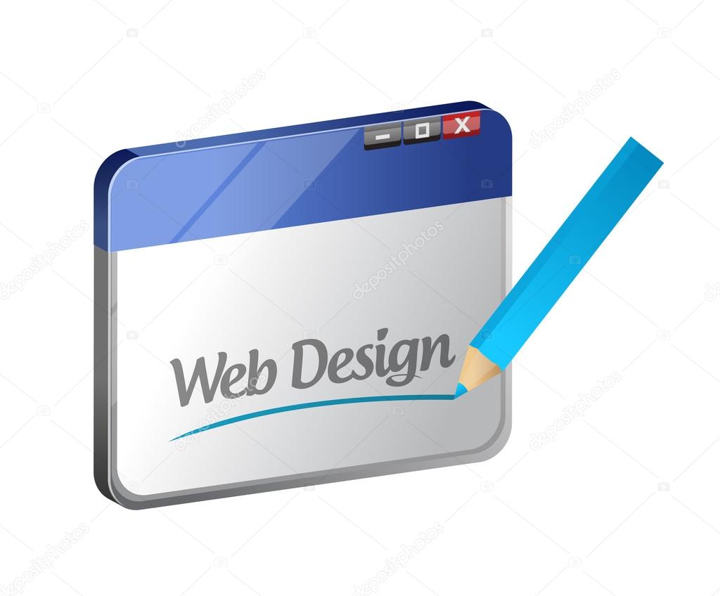 Browser web design concept illustration — Stock Photo © alexmillos ...