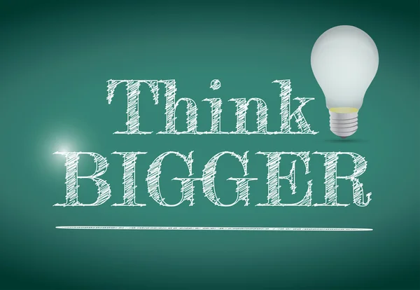 Think bigger Stock Photos, Royalty Free Think bigger Images | Depositphotos