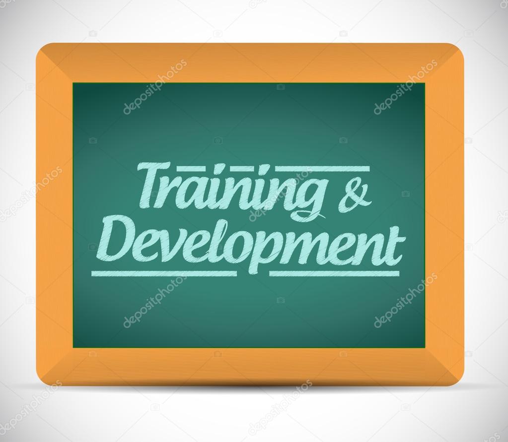 Training and development message illustration Stock Photo by ...