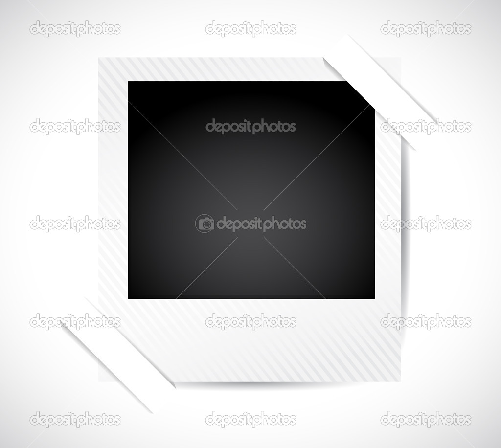 Photo and paper pockets illustration design — Stock Photo © alexmillos ...