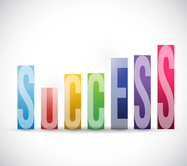 Blue target success illustration design over white background — Stock ...