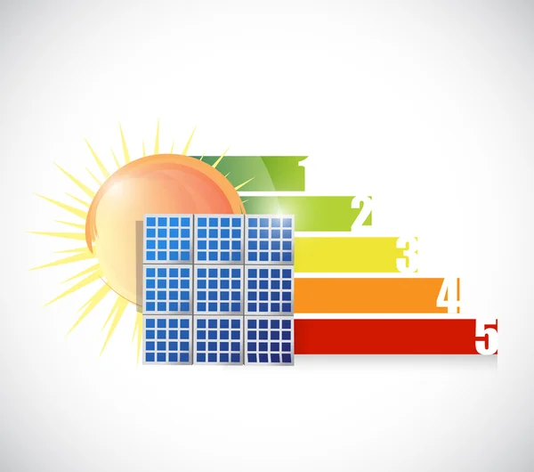 Solar Panel illustration design over a white background Stock Photo by ...