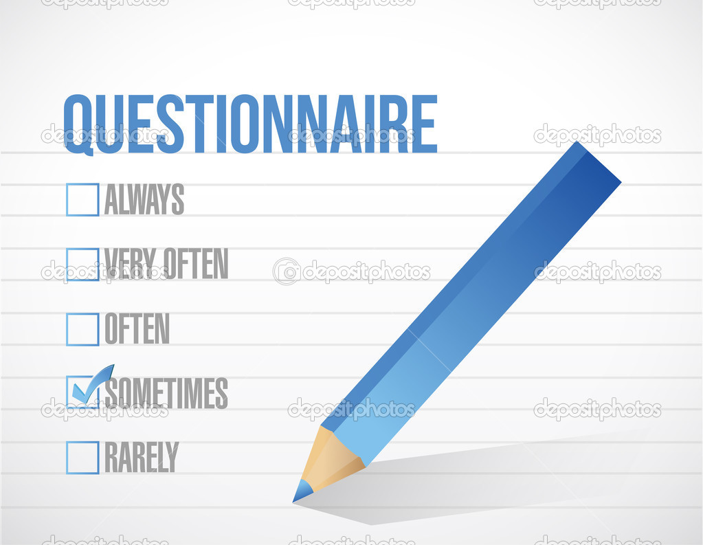 Questionnaire check tick mark selection Stock Photo by ©alexmillos 45681777