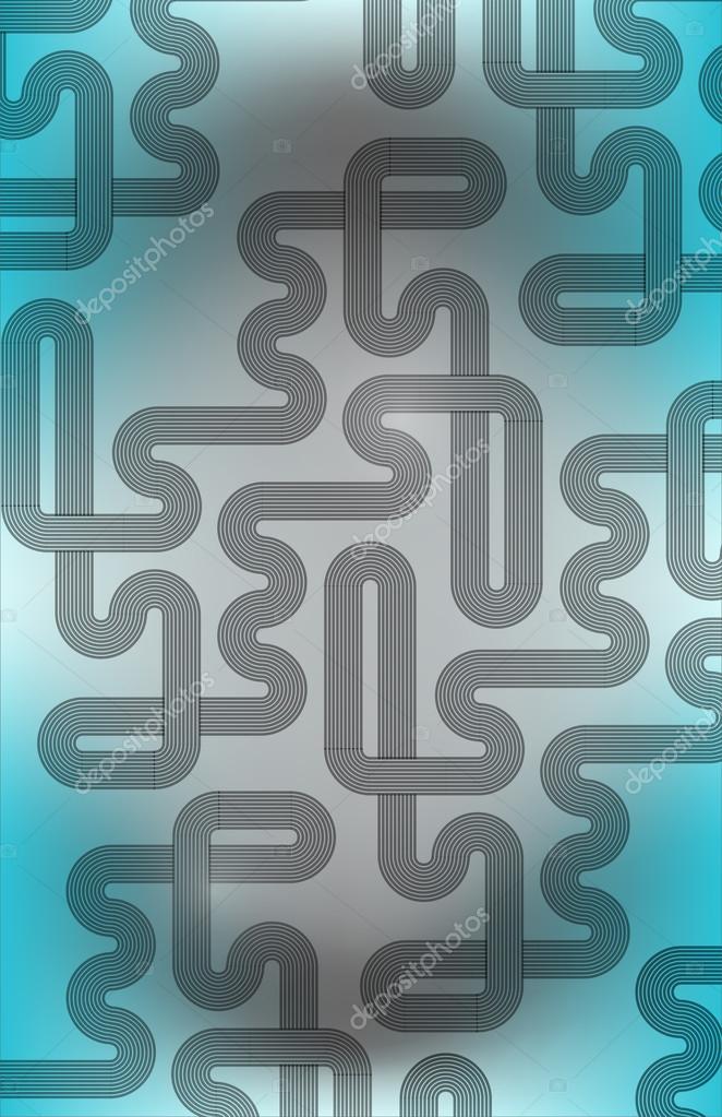Blue and grey abstract lines illustration Stock Photo by ©alexmillos ...