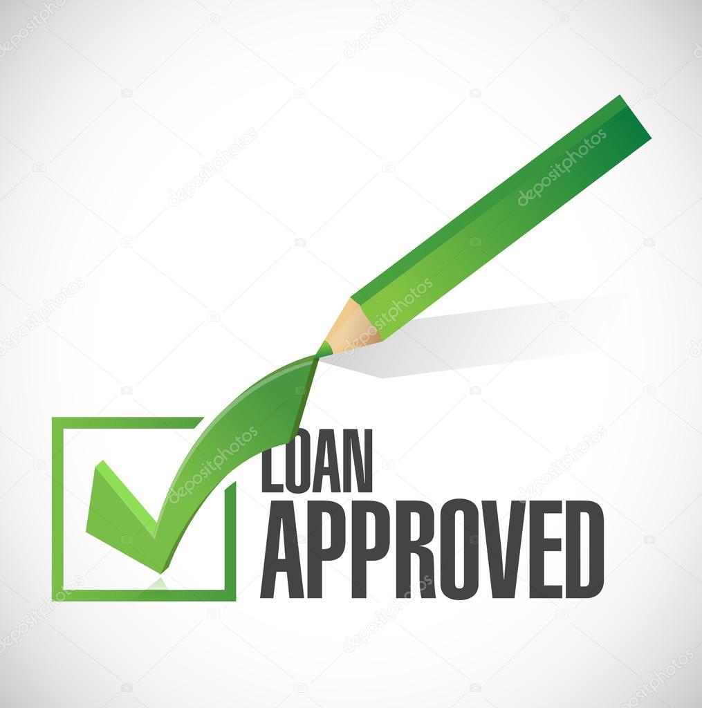 Load approved check mark illustration design Stock Photo by ©alexmillos ...