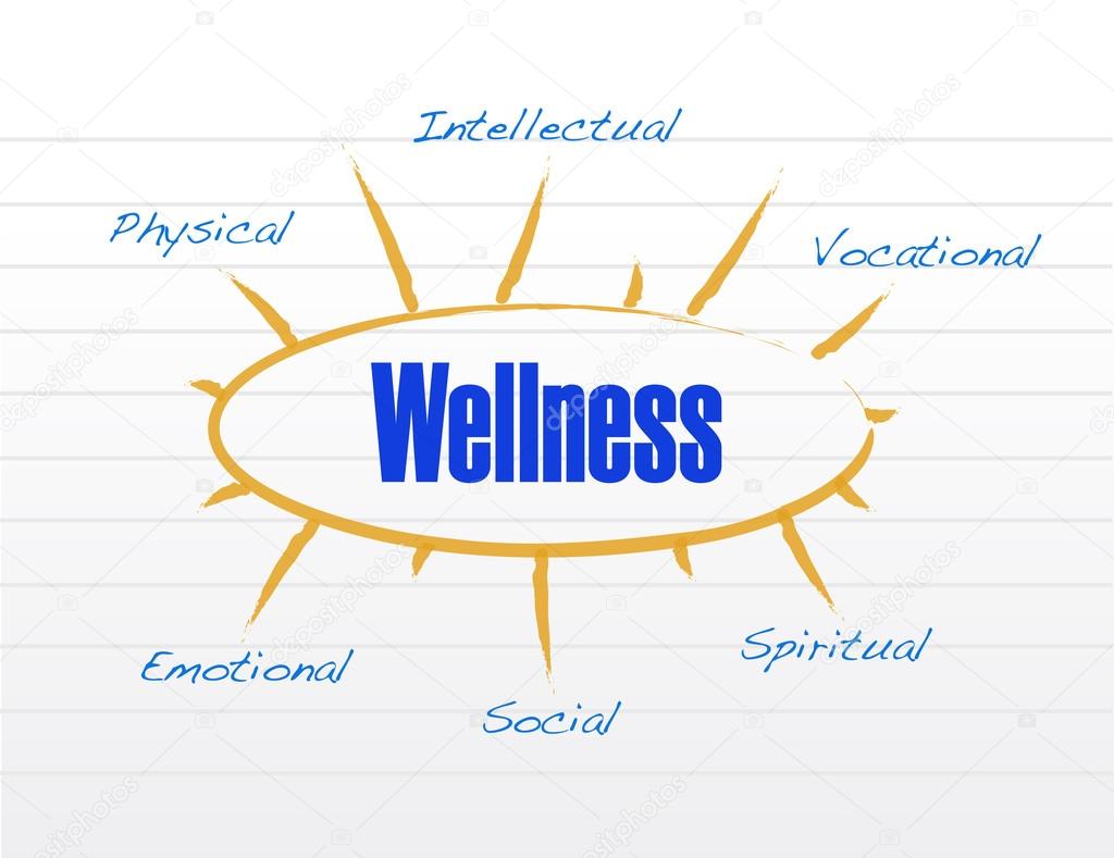 Wellness model diagram illustration design — Stock Photo © alexmillos ...