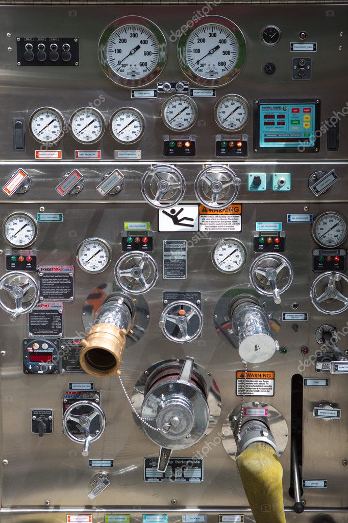 Interior of a fire-truck Stock Photo by ©piccaya 30903281