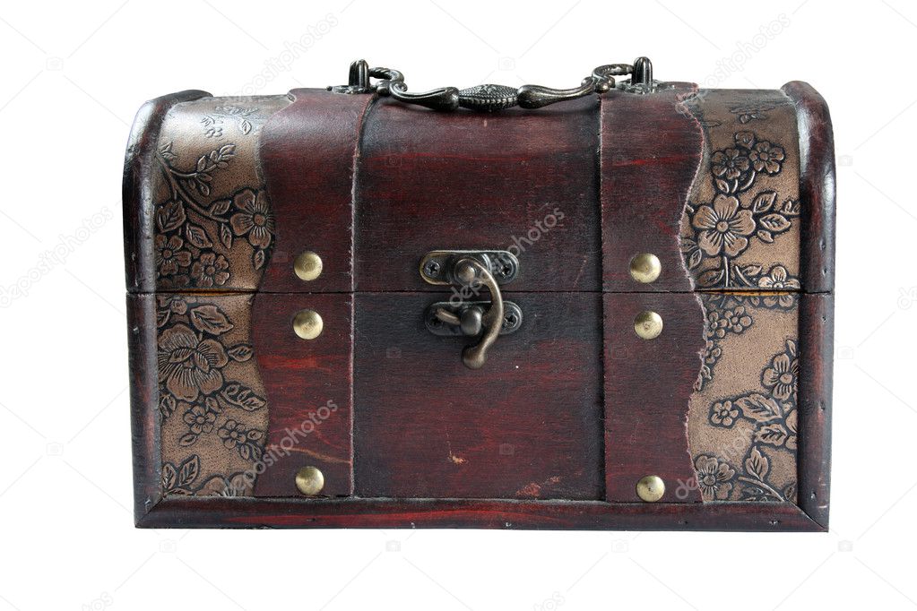 Antique treasure box — Stock Photo © lenanet #16771599