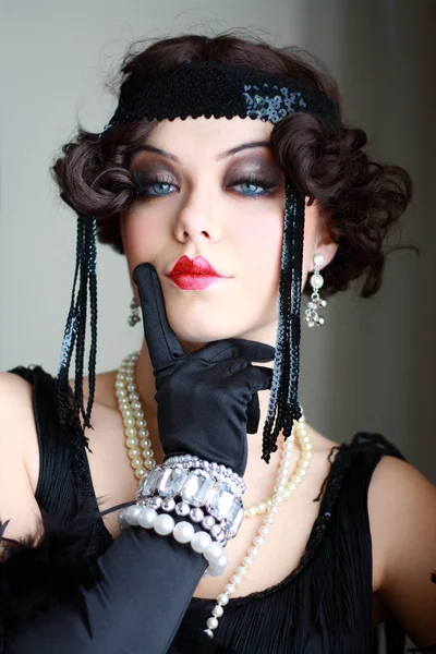 Flapper girl Stock Photos, Royalty Free Flapper girl Images | Depositphotos