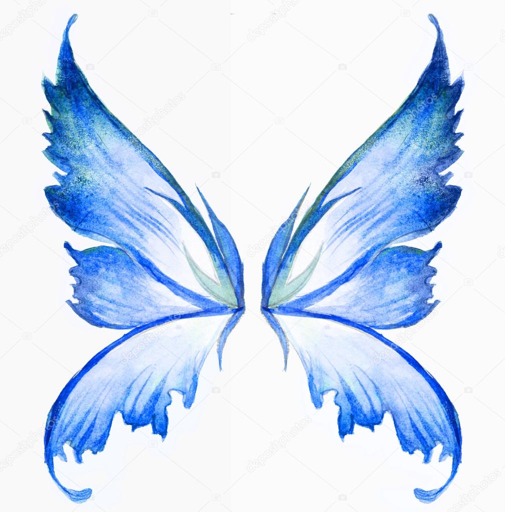 Alas de hada azul Ilustración de stock #24716687 de ©lenanet