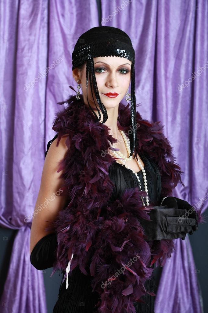 Retro flapper style — Stock Photo © lenanet #24717903