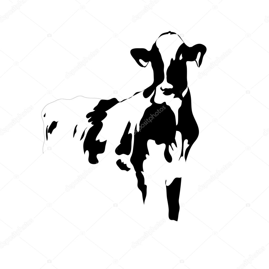 Portrait big black and white cow vector Stock Vector Image by ©Larisa13 ... Portrait big black and white cow vector Stock Vector Image by ©Larisa13 ...