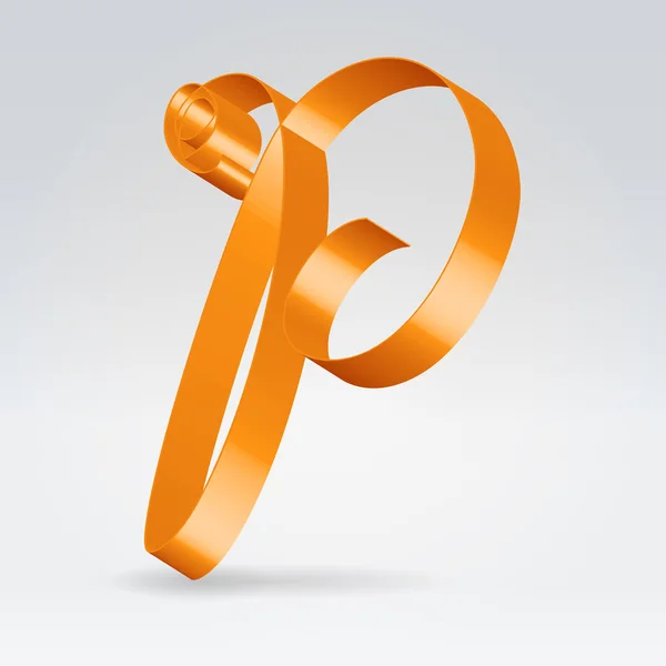 Silk ribbon letter abc Stock Vector Image by ©illuland #13640889