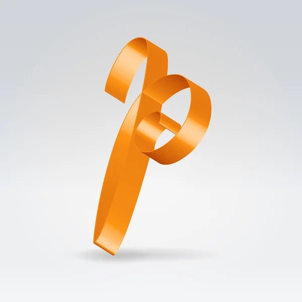 Silk ribbon letter abc Stock Vector Image by ©illuland #13640889