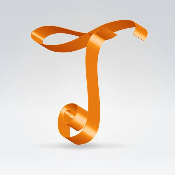 Silk ribbon letter abc Stock Vector Image by ©illuland #13679166