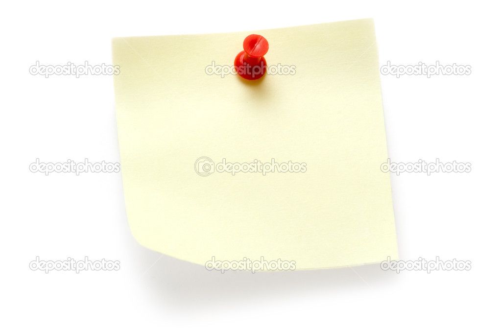 Yellow Post-it — Stock Photo © winterling #19411123