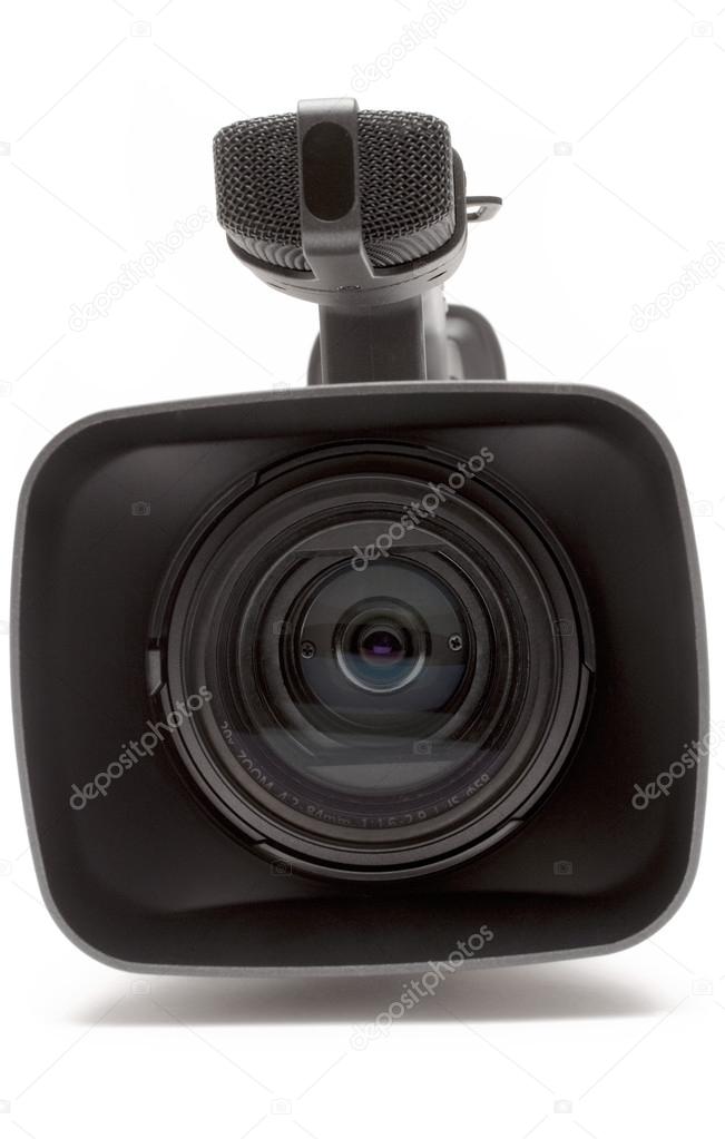Digital Video Camera Close Front View — Stock Photo © winterling #19544047
