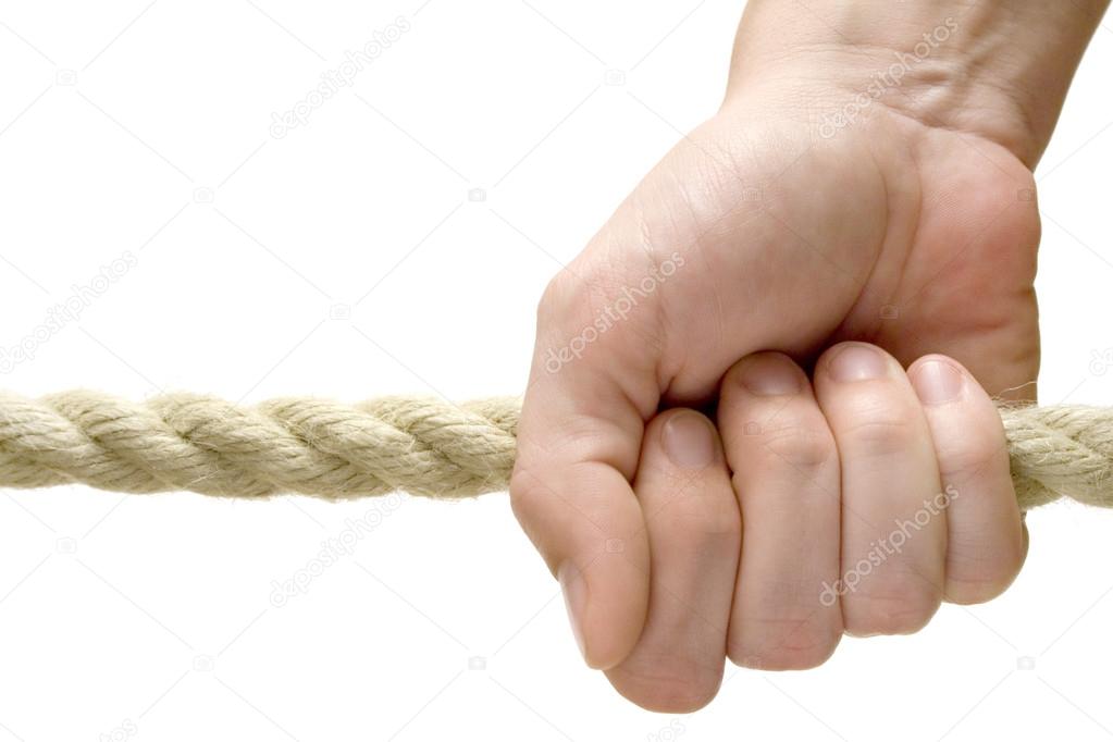 Holding a Rope Stock Photo by ©winterling 19815157