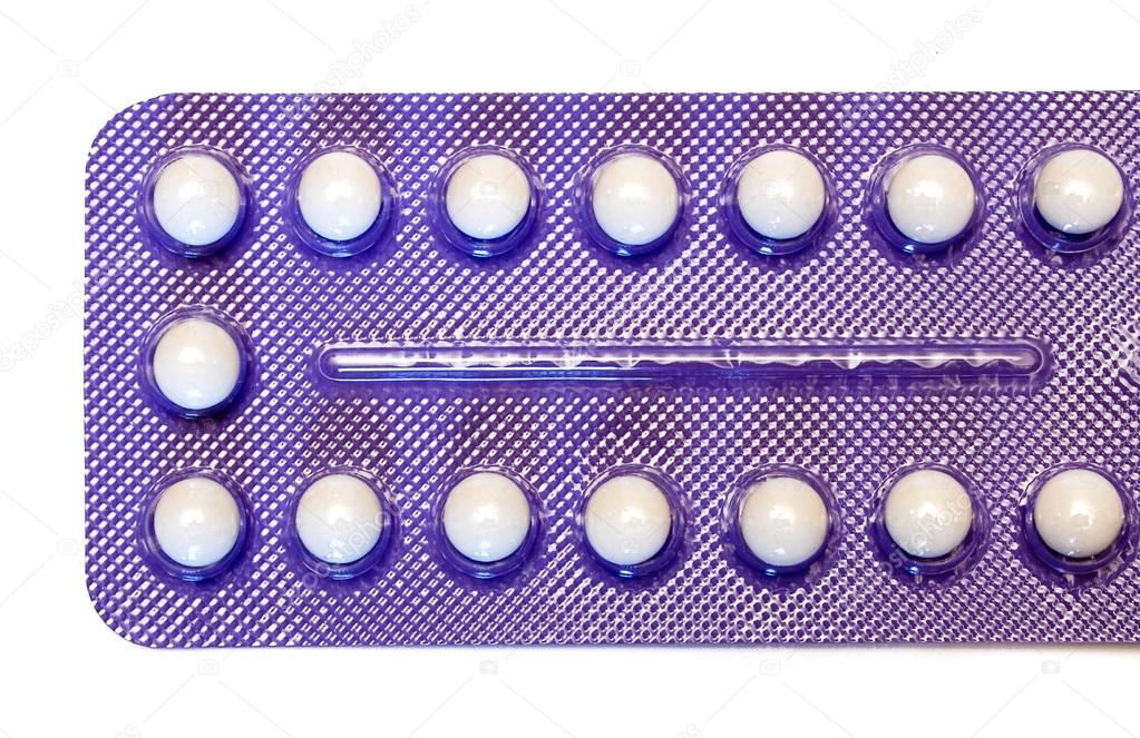 Birth Control Pills Package — Stock Photo © winterling #21127647
