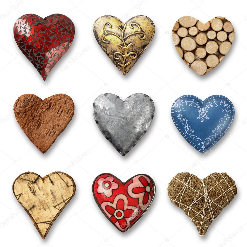 Assortment of hearts — Stock Photo © sumners #20035261