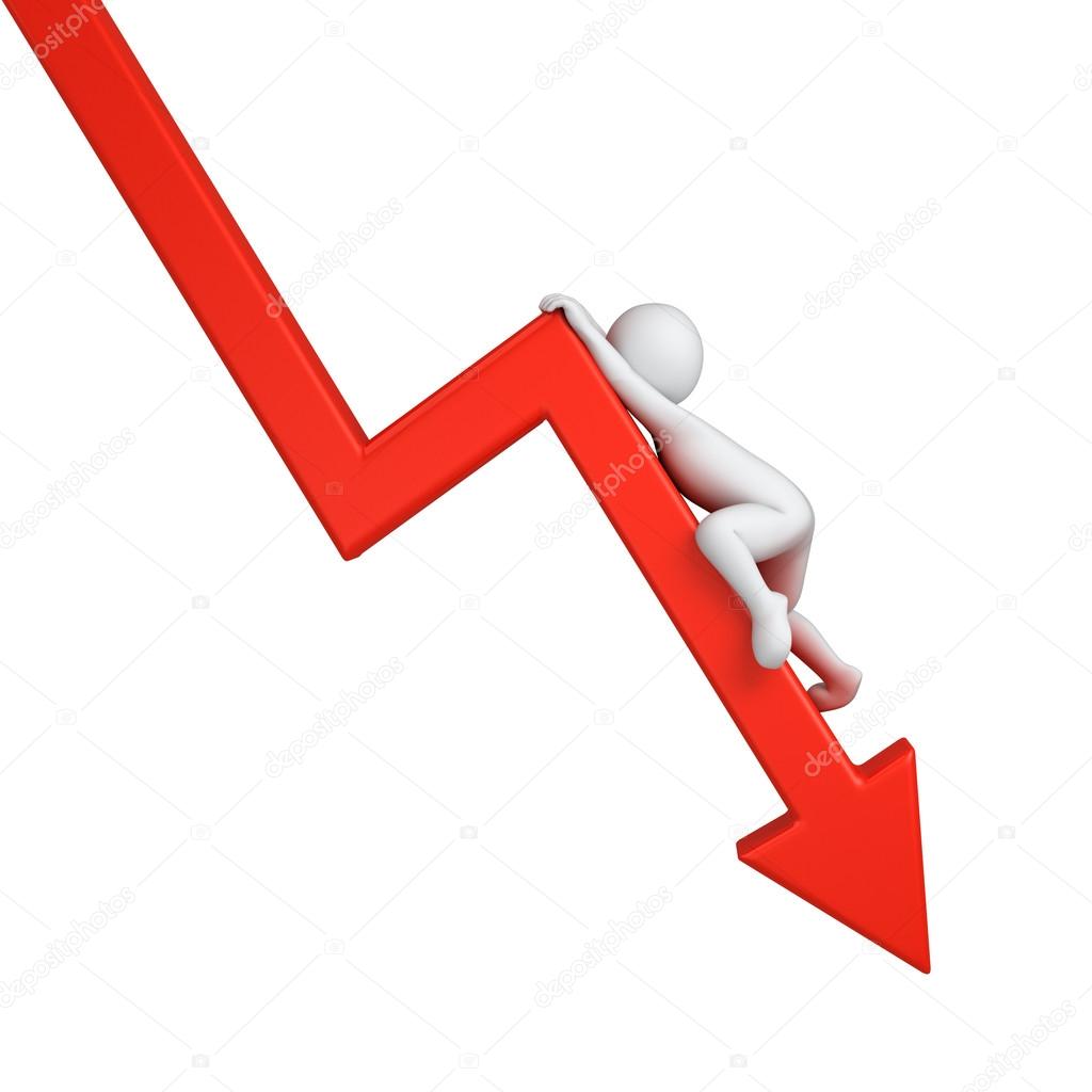 Graph down — Stock Photo © lexaarts #34779579