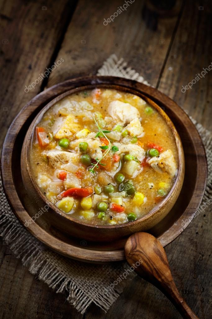 Chicken stew — Stock Photo © mythja #21600547
