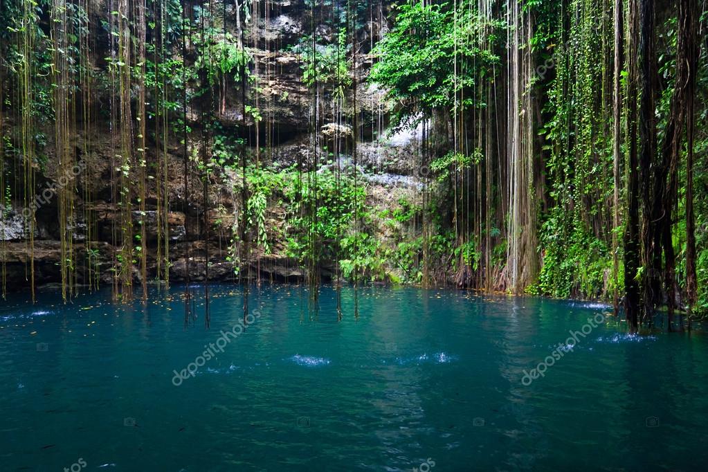 Cenote Ik-Kil, Mexico — Stock Photo © SOMATUSCANI #12844889