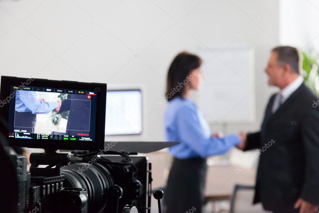 Filming in the Studio — Stock Photo © SOMATUSCANI #37078591