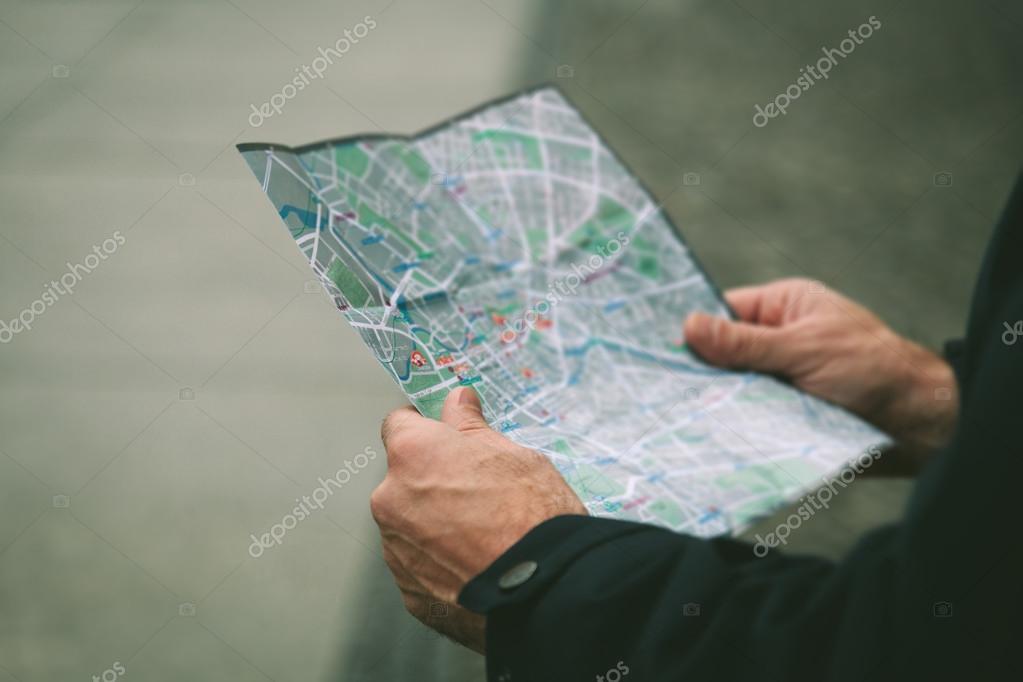 Lost Person With Map