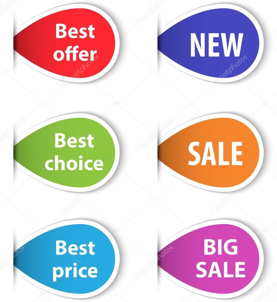 Set of colorful sticky labels for shopping Stock Vector Image by ... Set of colorful sticky labels for shopping Stock Vector Image by ...