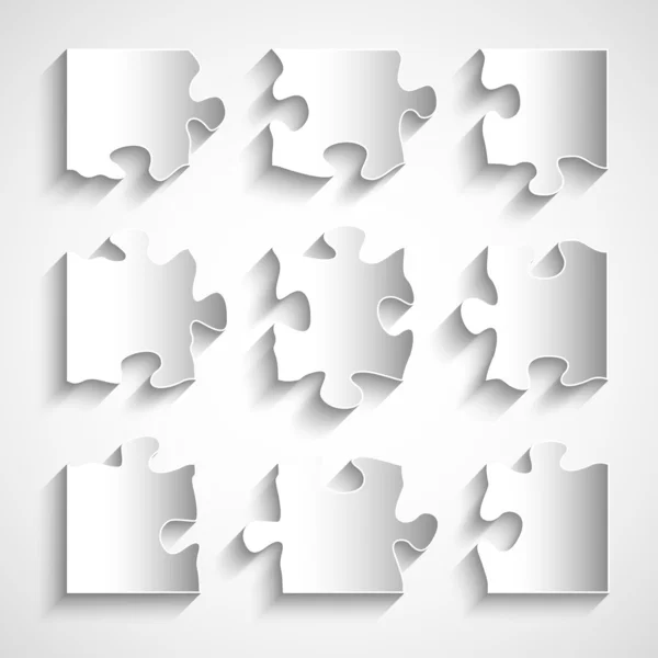 12 piece puzzle template Stock Vector by ©gorgrigo 40856043