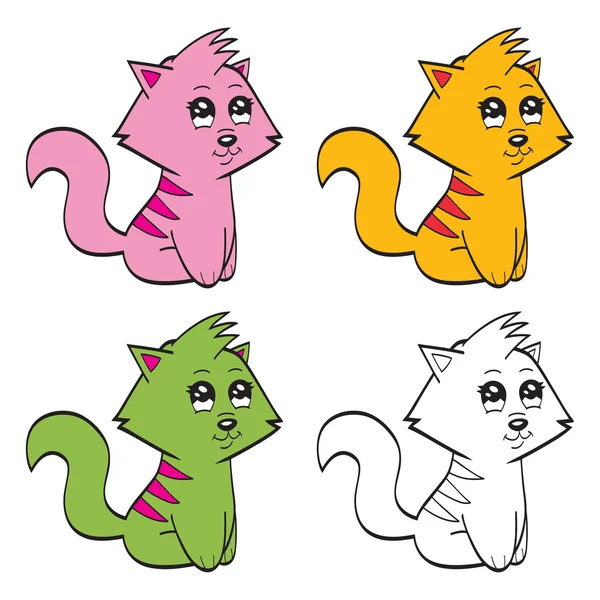Cute cartoon cats Stock Vector Image by ©Bastetamon #41918441