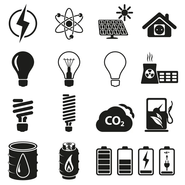 Energy and resource icon set Stock Vector Image by ©strejman #39669281