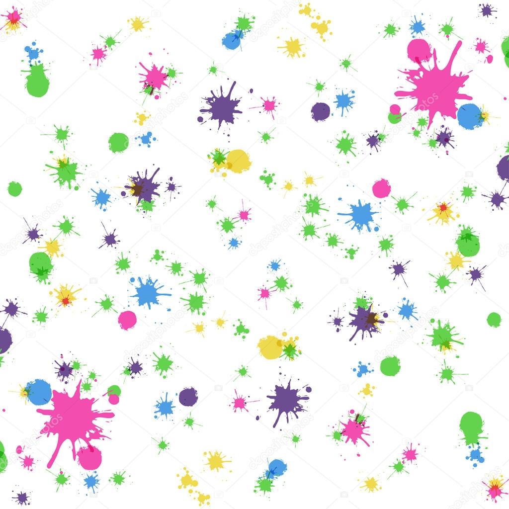 Manchas de color sobre el fondo blanco vector, gráfico vectorial ...