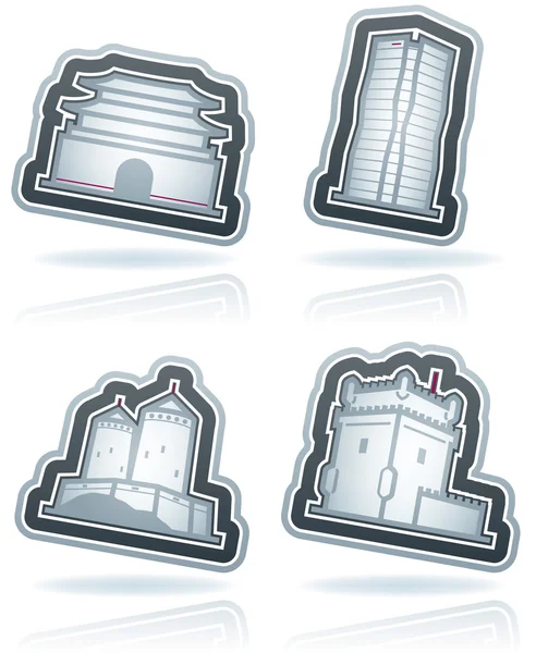 Bahrain landmarks vectors Stock Photos, Royalty Free Bahrain landmarks ...