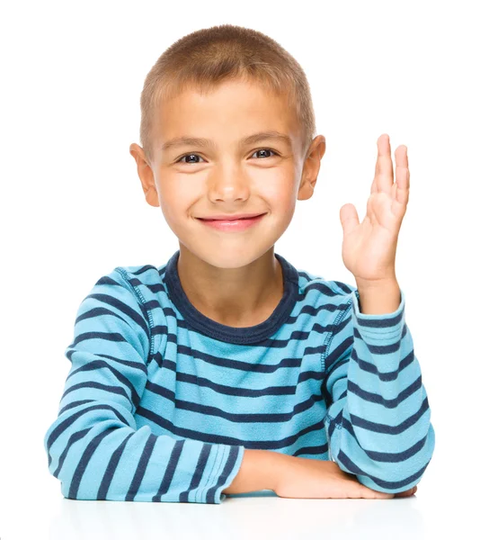 Hand rising up boy Stock Photos, Royalty Free Hand rising up boy Images ...