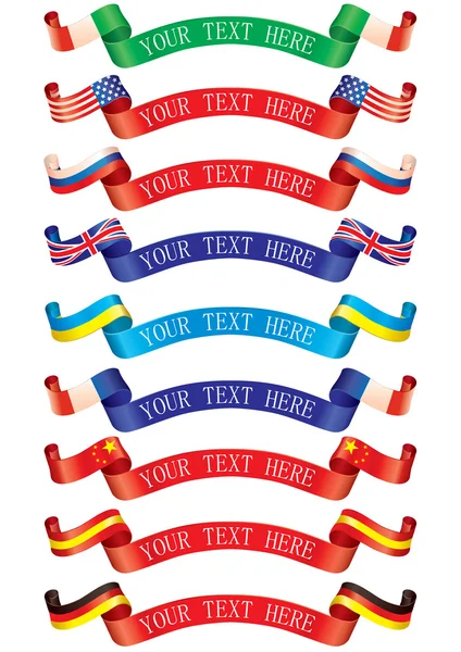 Text flags Vector Images | Depositphotos