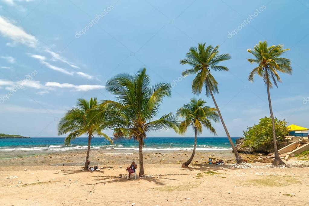 Beach Siboney 19km from Santiago de Cuba – Stock Editorial Photo ...