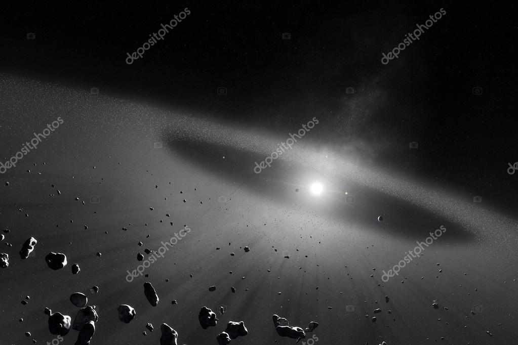 The Inner Planets With A White Backround