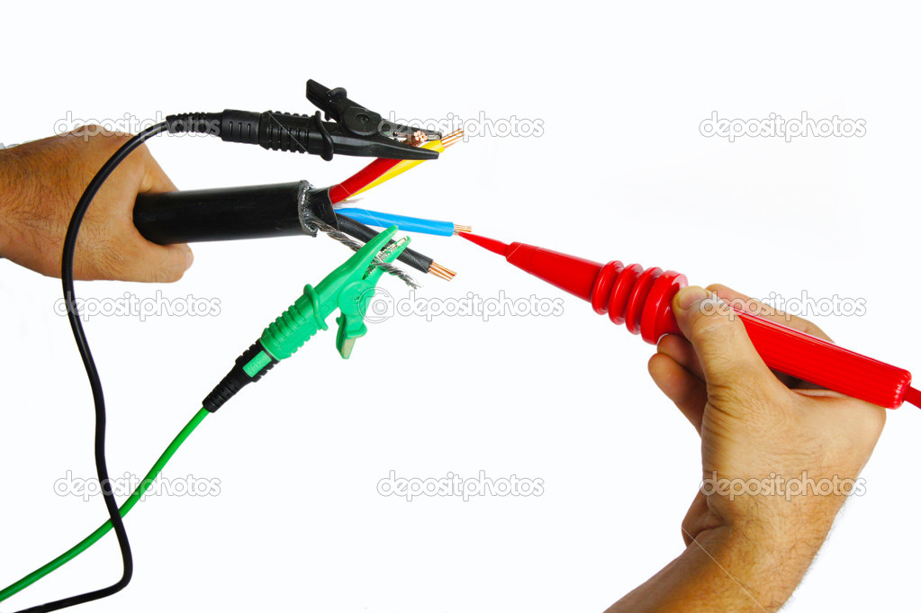 Electrical cable testing Stock Photo by ©sydeen 34577951
