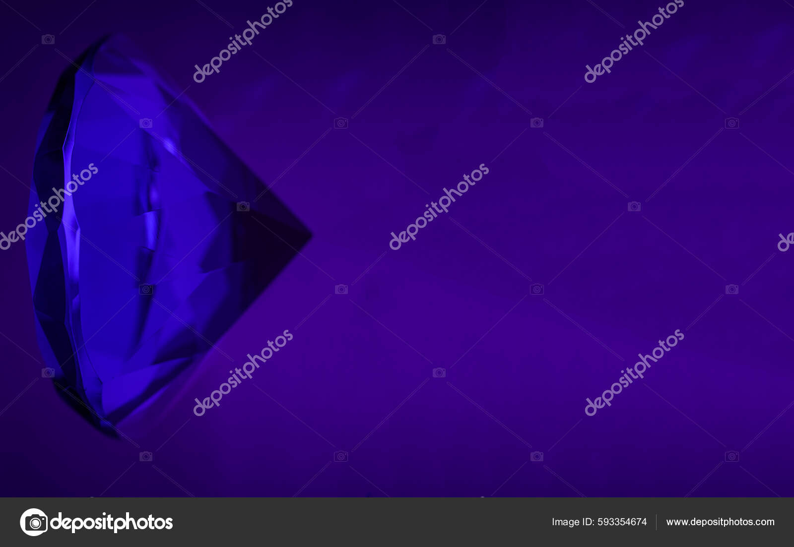 Artificial Diamonds Lying Sand Photographed Studio Flash Light — Stock ...