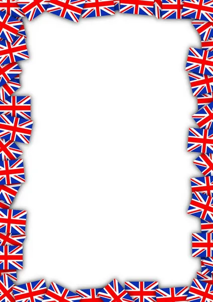 UK flag frame — Stock Photo #21071923