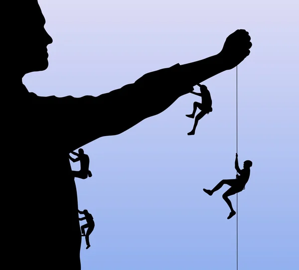 Abseiling silhouette Stock Photos, Royalty Free Abseiling silhouette ...
