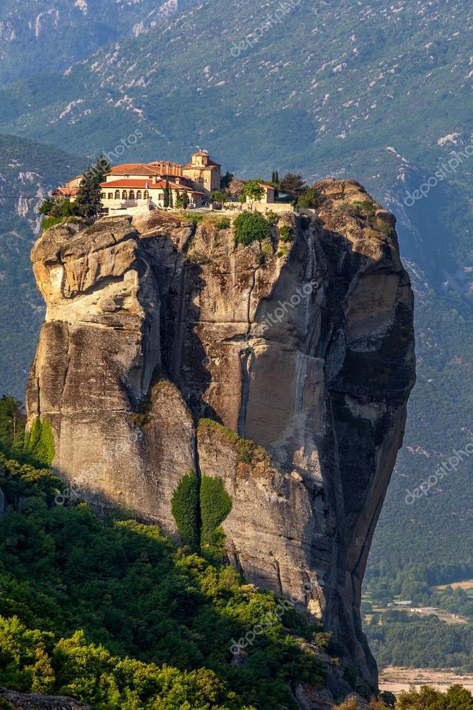 Varlaam monastery at Meteora in Trikala region in summer, Greece ...