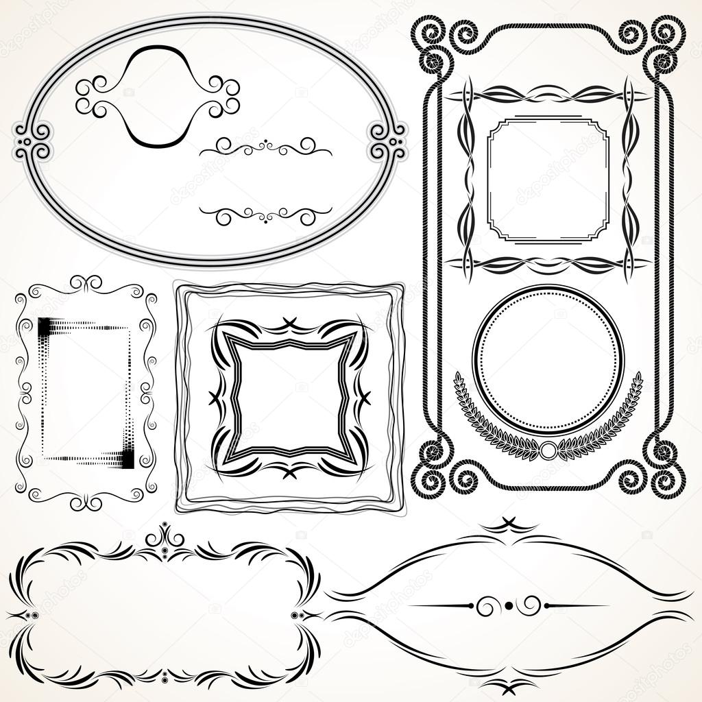 Decorative Vector Frame — Stock Vector © PILart #13589841