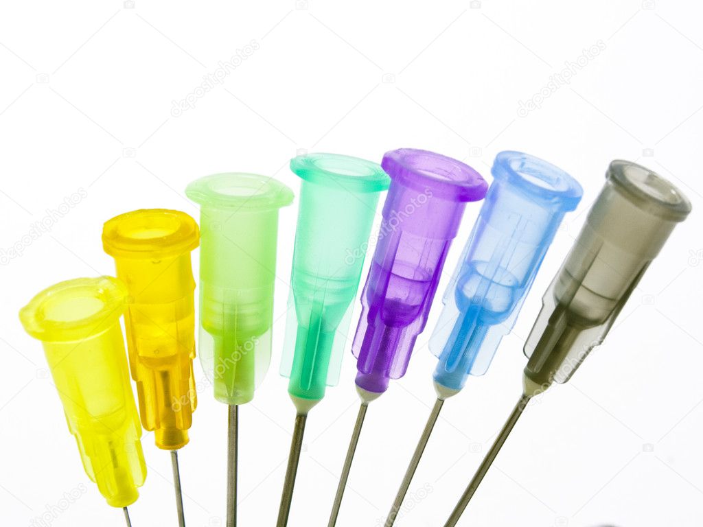 Multi-coloured needles Stock Photo by ©stain-v 21175029