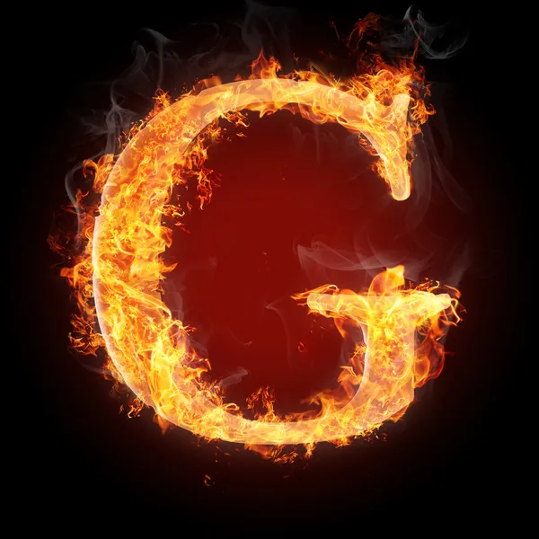 Letter O Fire