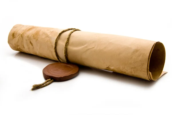 Old rolled paper Stock Photo by ©Knartz 7967596