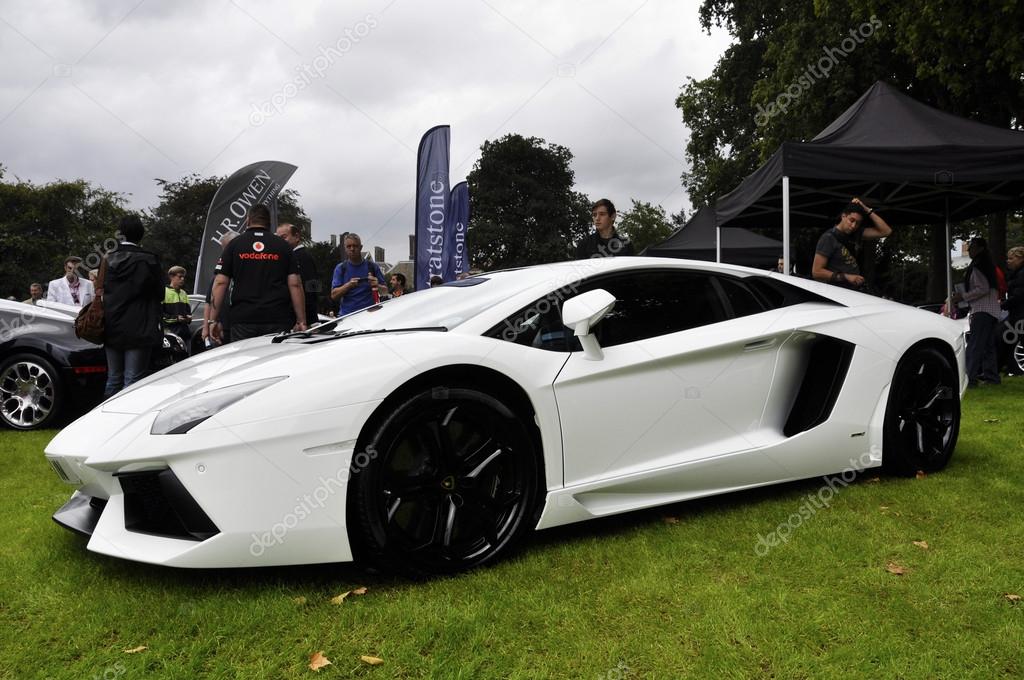 Matte White Aventador