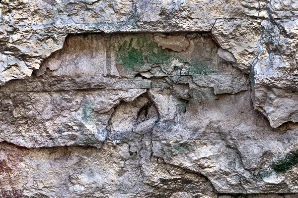 picture painted decorative plaster surface of vintage stone wall ...